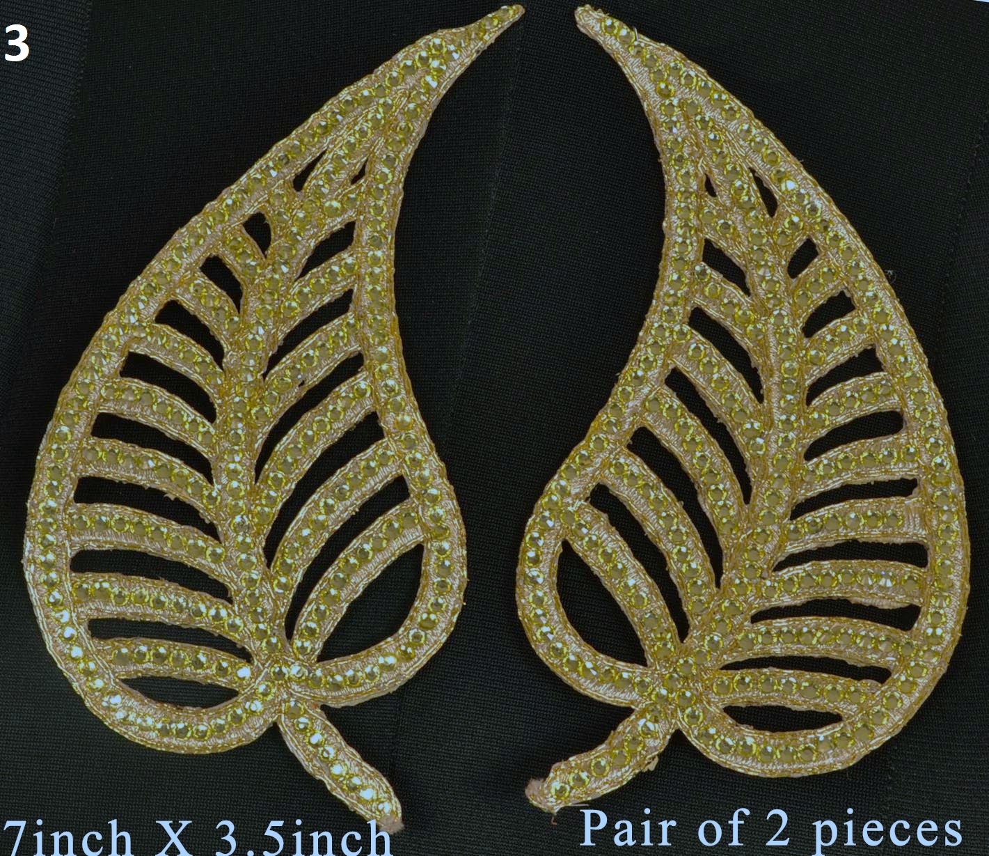 Golden Trims : Embroidered Laces | Beaded Necklines | Applique Trimmings